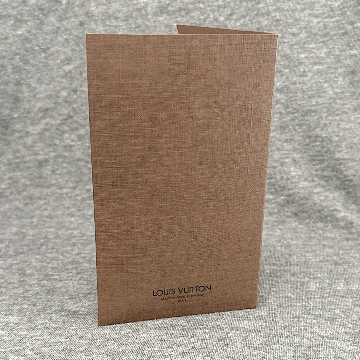 Estate Louis Vuitton Brown Receipt & Holder (No Jewelry)