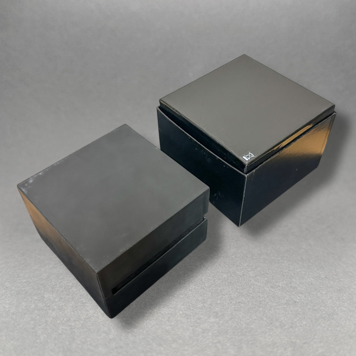 Estate Movado Black Inner & Outer Box w. Sleeve (Empty Box)