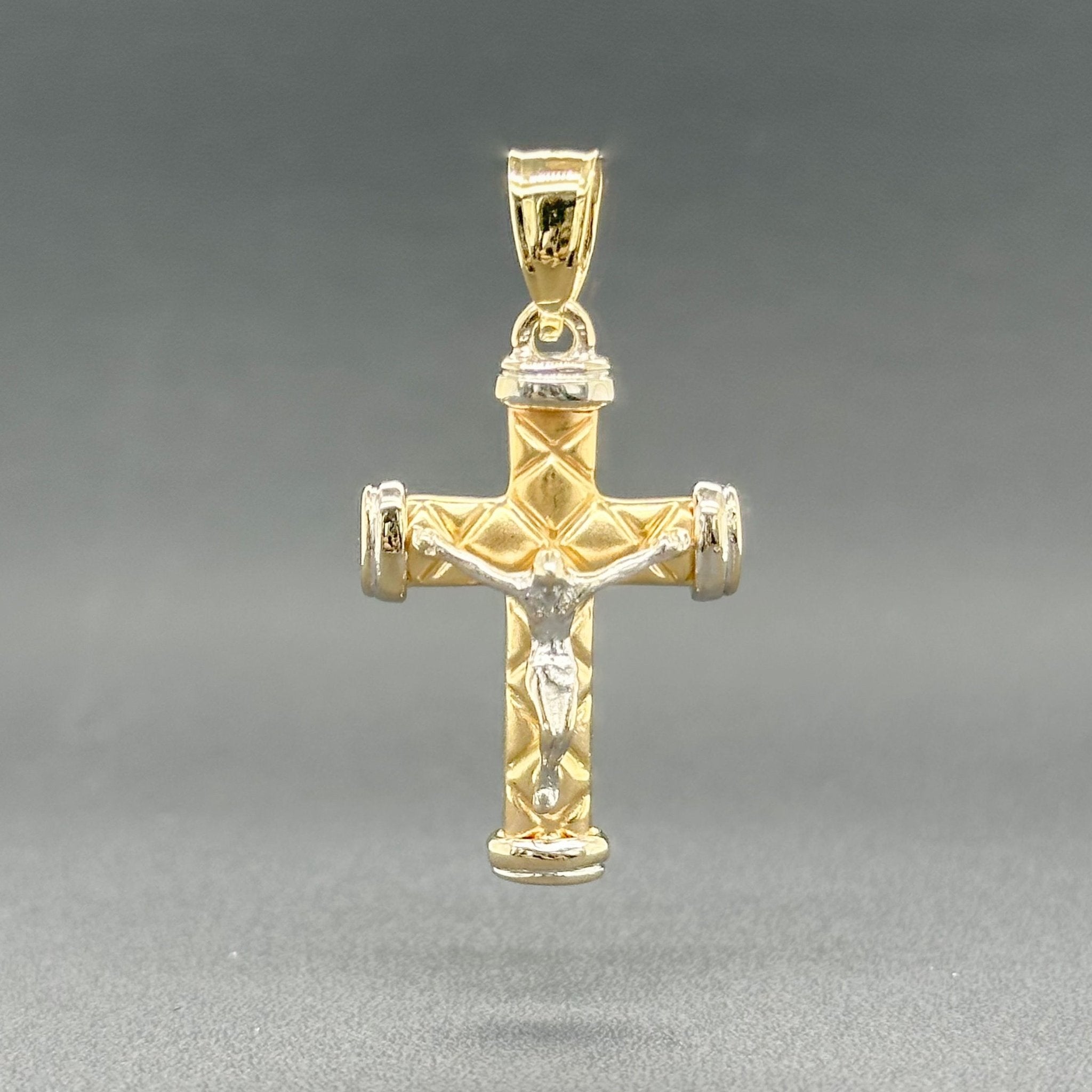 Estate 14K TT Gold Crucifix | Walter Bauman Jewelers