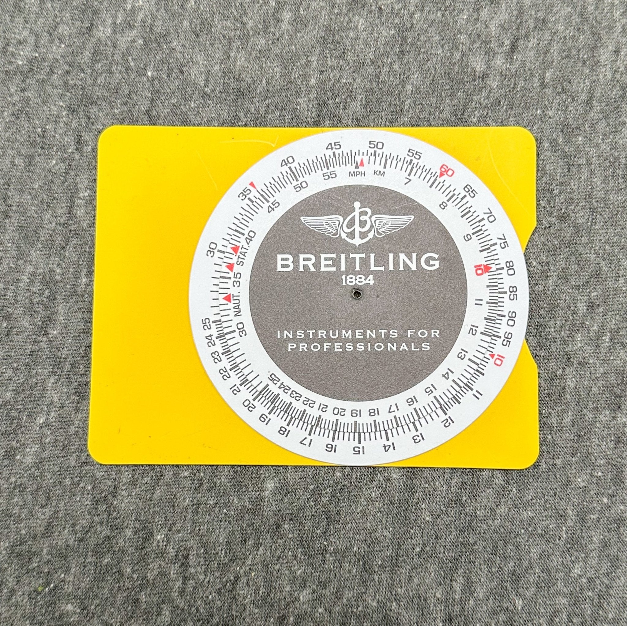 Estate Breitling Slide Rule Tool & Inst. Booklets (No Watch)
