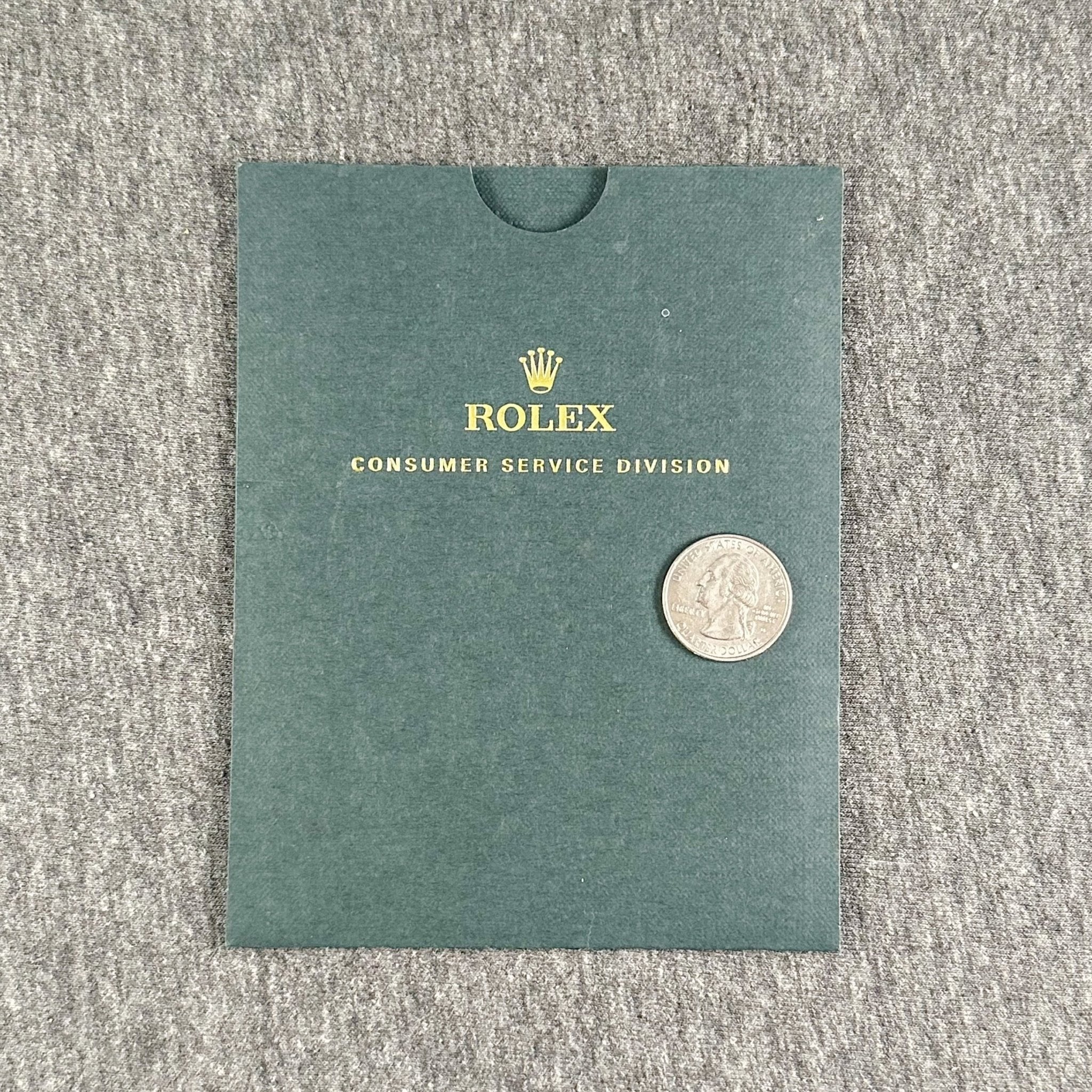 Estate Rolex Consumer Service Sleeve (Empty)