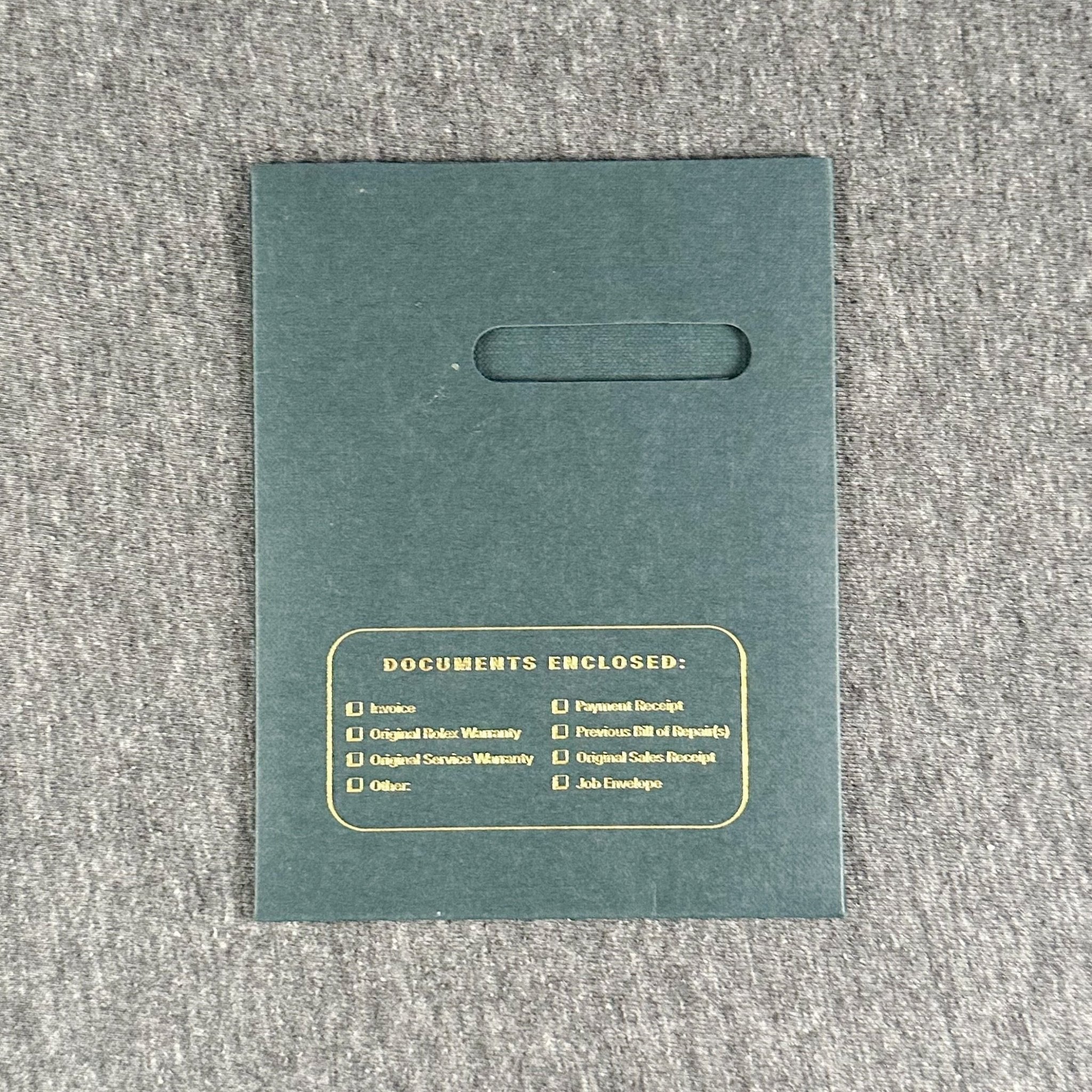 Estate Rolex Consumer Service Sleeve (Empty)
