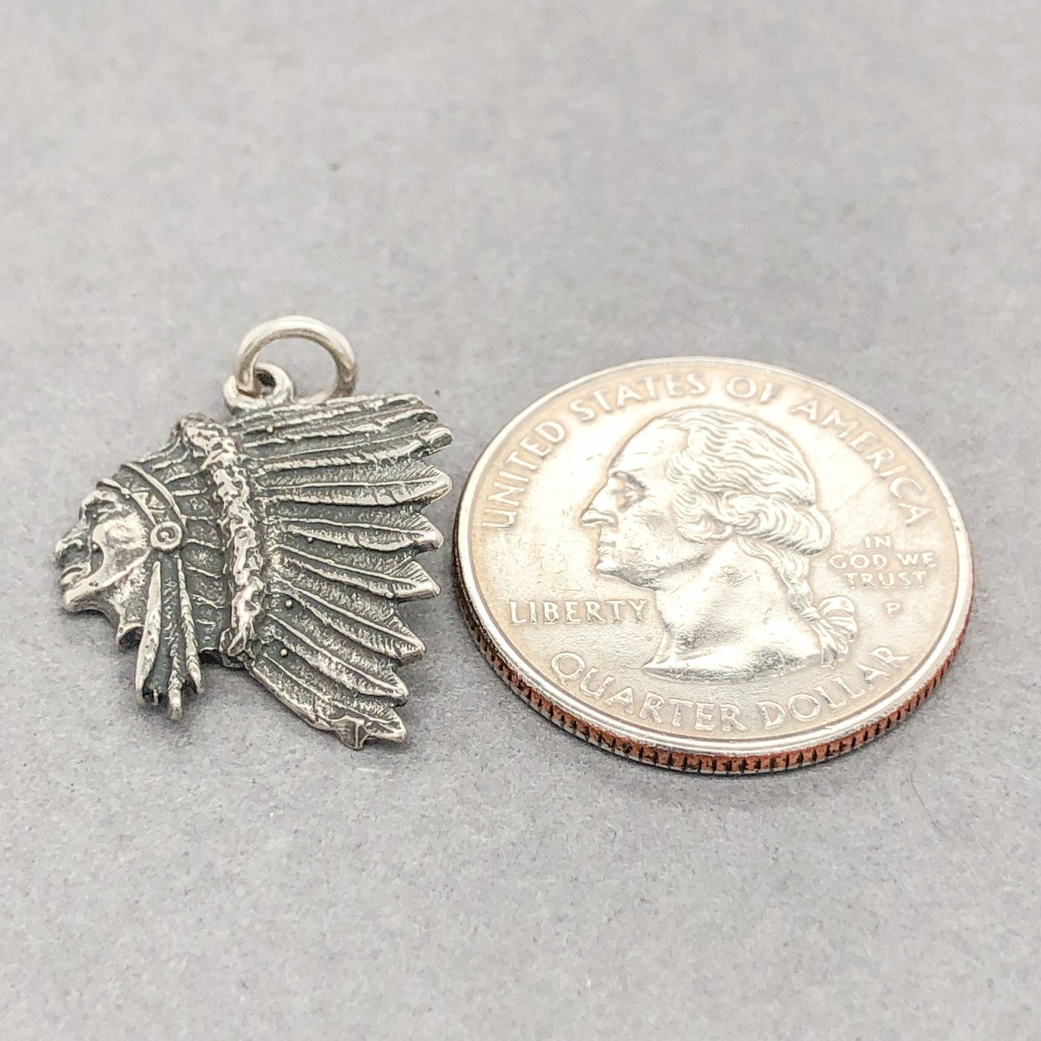Estate SS Chief Head Charm